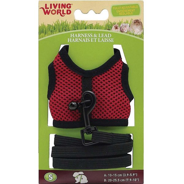 LIVING WORLD Small Animal Harness & Lead, Color Varies, Small - Chewy.com