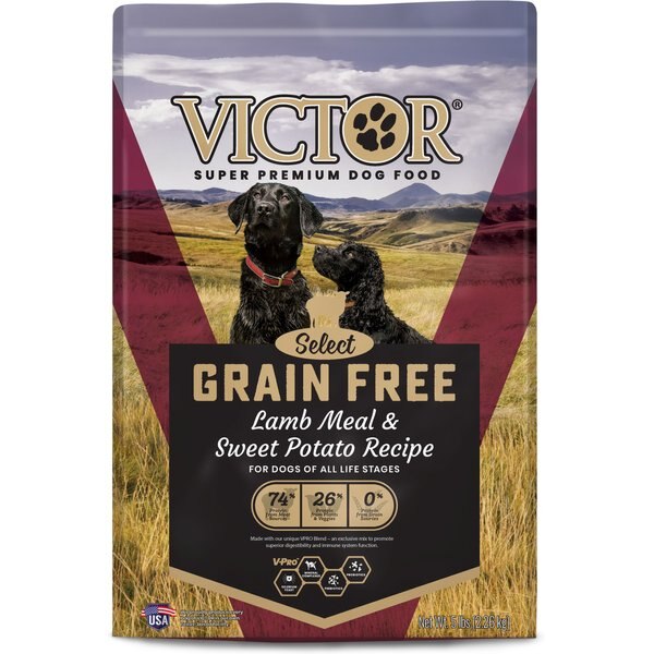 VICTOR Select Lamb Meal & Sweet Potato Recipe Grain-Free Dry Dog Food ...