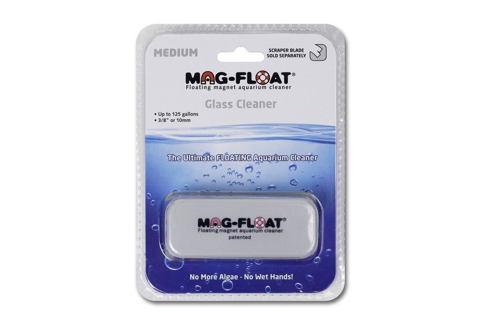 MAG-FLOAT Glass Floating Magnetic Aquarium Cleaner, Medium - Chewy.com