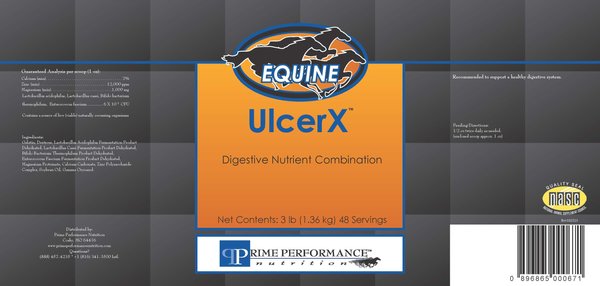 PRIME PERFORMANCE NUTRITION UlcerX Digestive Nutrient Combination ...