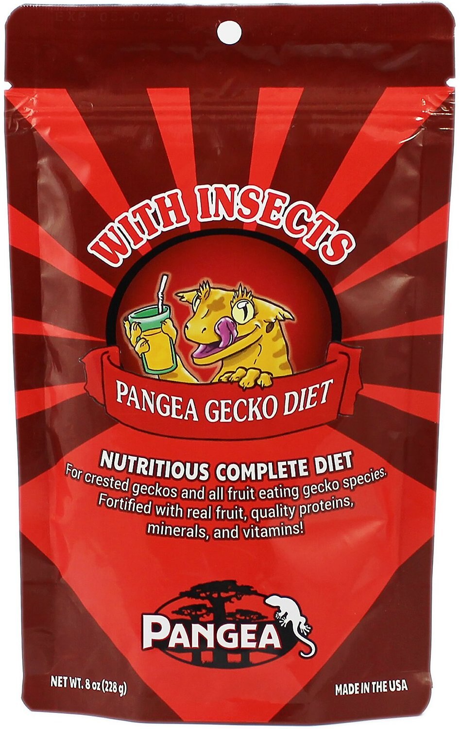 PANGEA Fruit Mix Gecko Diet with Insects Food, 8-oz bag - Chewy.com