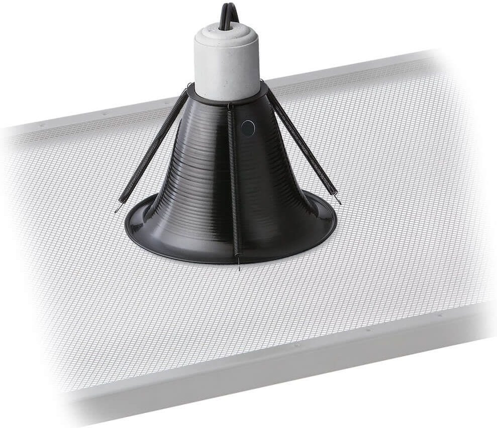 ZILLA Premium Reflector Light & Heat Black Ceramic Dome Lighting ...