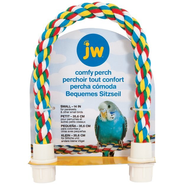JW PET Small Comfy Bird Perch, 14-in - Chewy.com