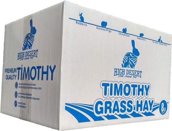 HIGH DESERT SMALL ANIMAL FEED Timothy Hay 1st Crop Small Animal Food, 8 ...