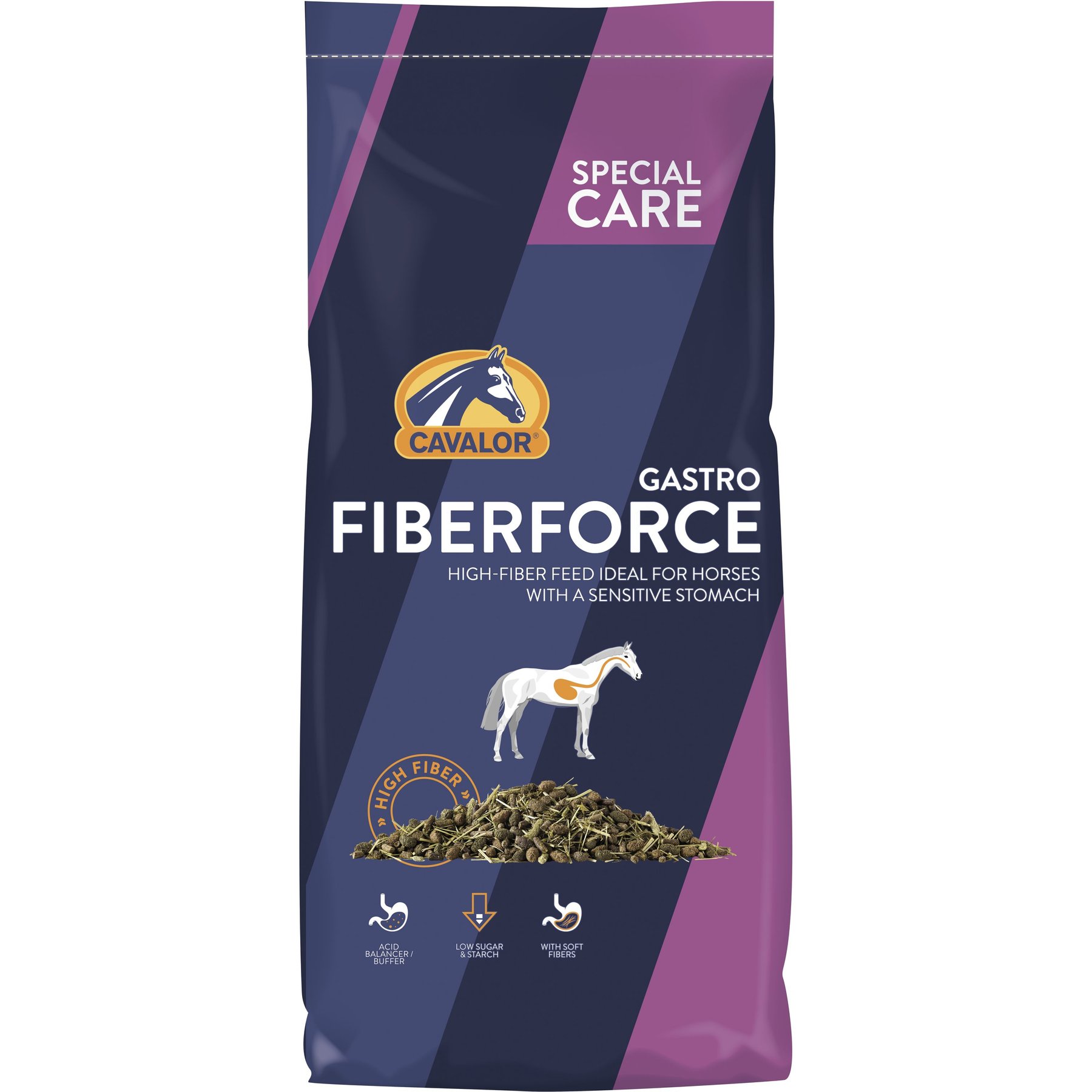 CAVALOR Fiberforce Gastro Horse Food, 33-lb bag - Chewy.com