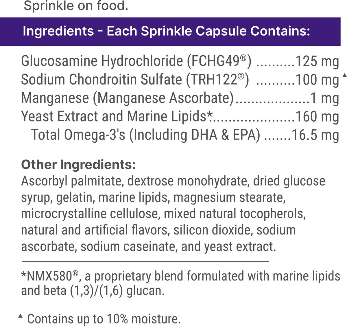 NUTRAMAX Cosequin Joint Health Sprinkle Capsules Supplement for Senior ...