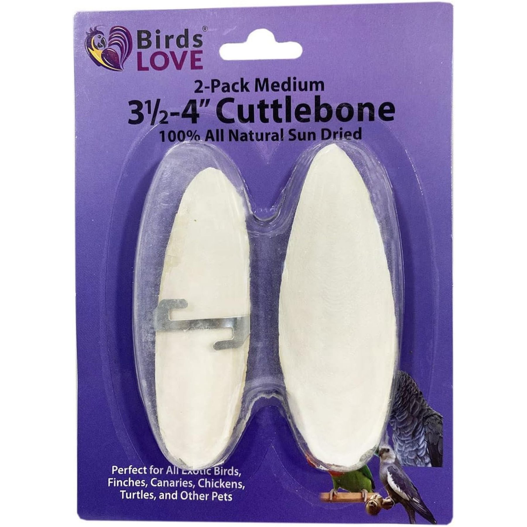 Discontinued - BIRDS LOVE Cuttlebone Calcium Block Supplement for Birds ...