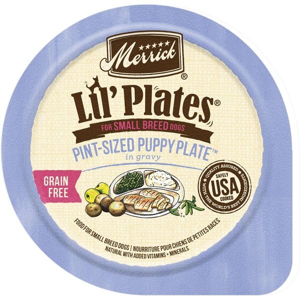 MERRICK Lil' Plates Grain-Free Small Breed Wet Dog Food Pint-Sized ...