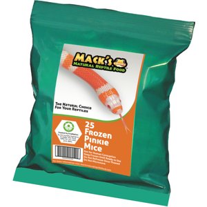 MACK'S NATURAL REPTILE FOOD Adult Mice Frozen Reptile Food, 10 count ...