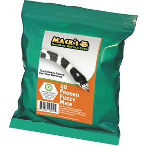 MACK'S NATURAL REPTILE FOOD Fuzzy Mice Frozen Reptile Food, 10 count ...