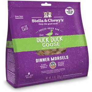 STELLA & CHEWY'S Duck Duck Goose Dinner Morsels Freeze-Dried Raw Cat ...