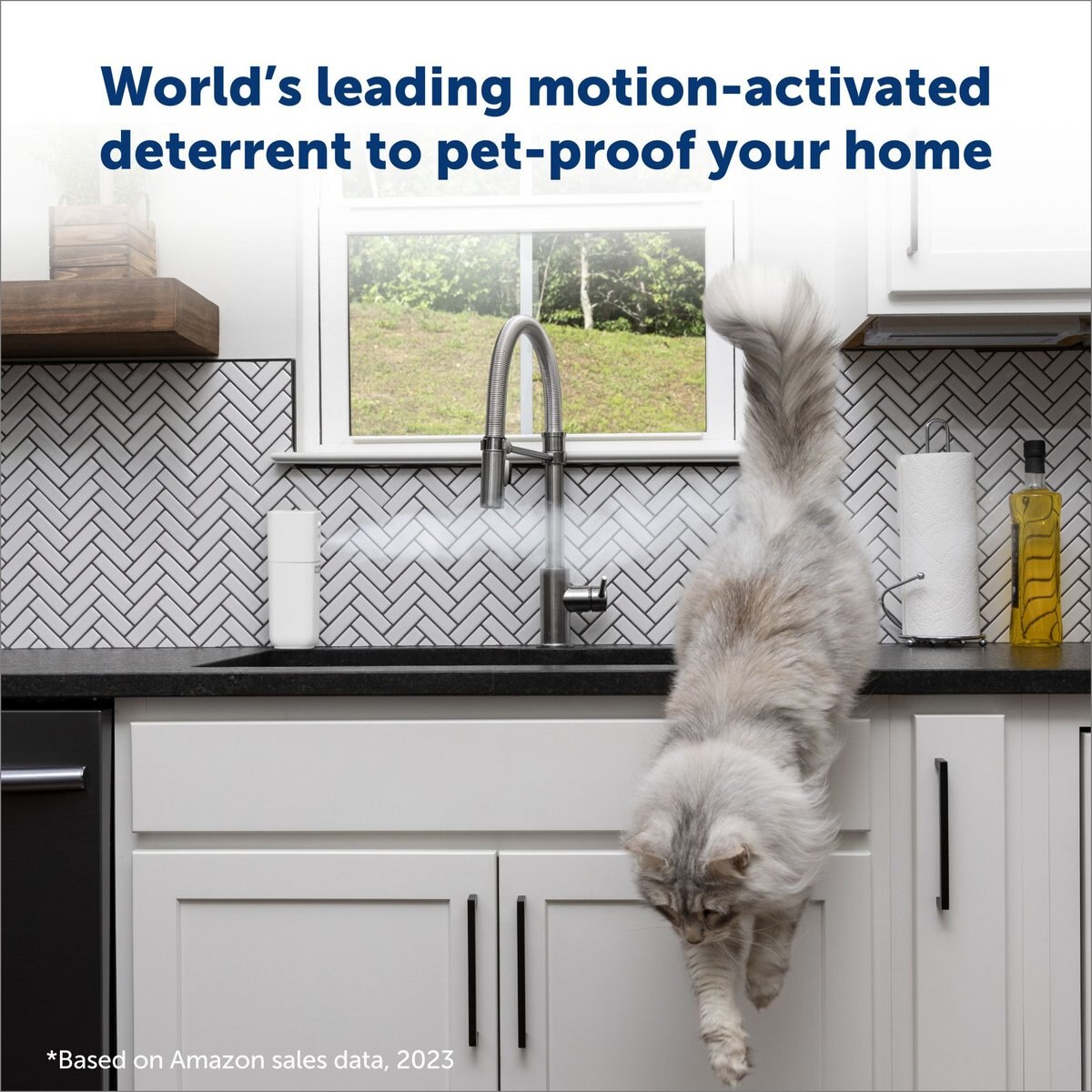 PETSAFE SSSCAT Motion-Activated Dog & Cat Spray, 3.89-fl oz bottle ...