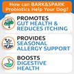 BARK&SPARK Vet Strength Probiotics Digestive Enzymes Prebiotics Fiber ...