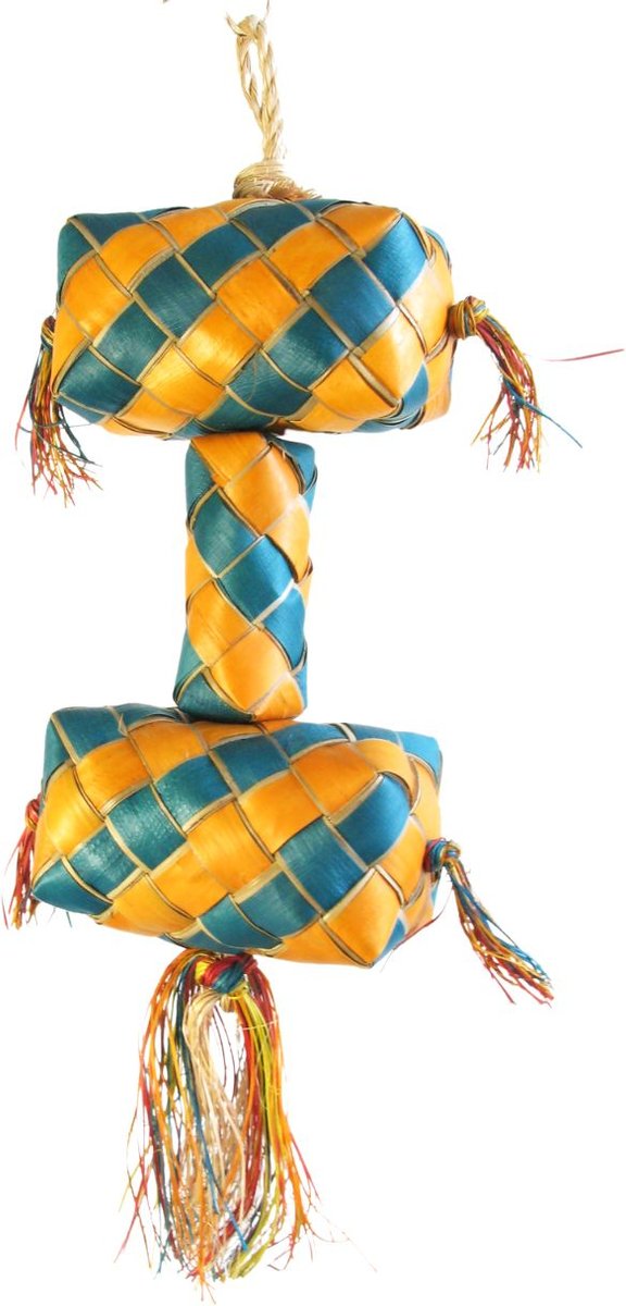 PLANET PLEASURES Stacked Piñata Bird Toy, Multicolored, Large - Chewy.com