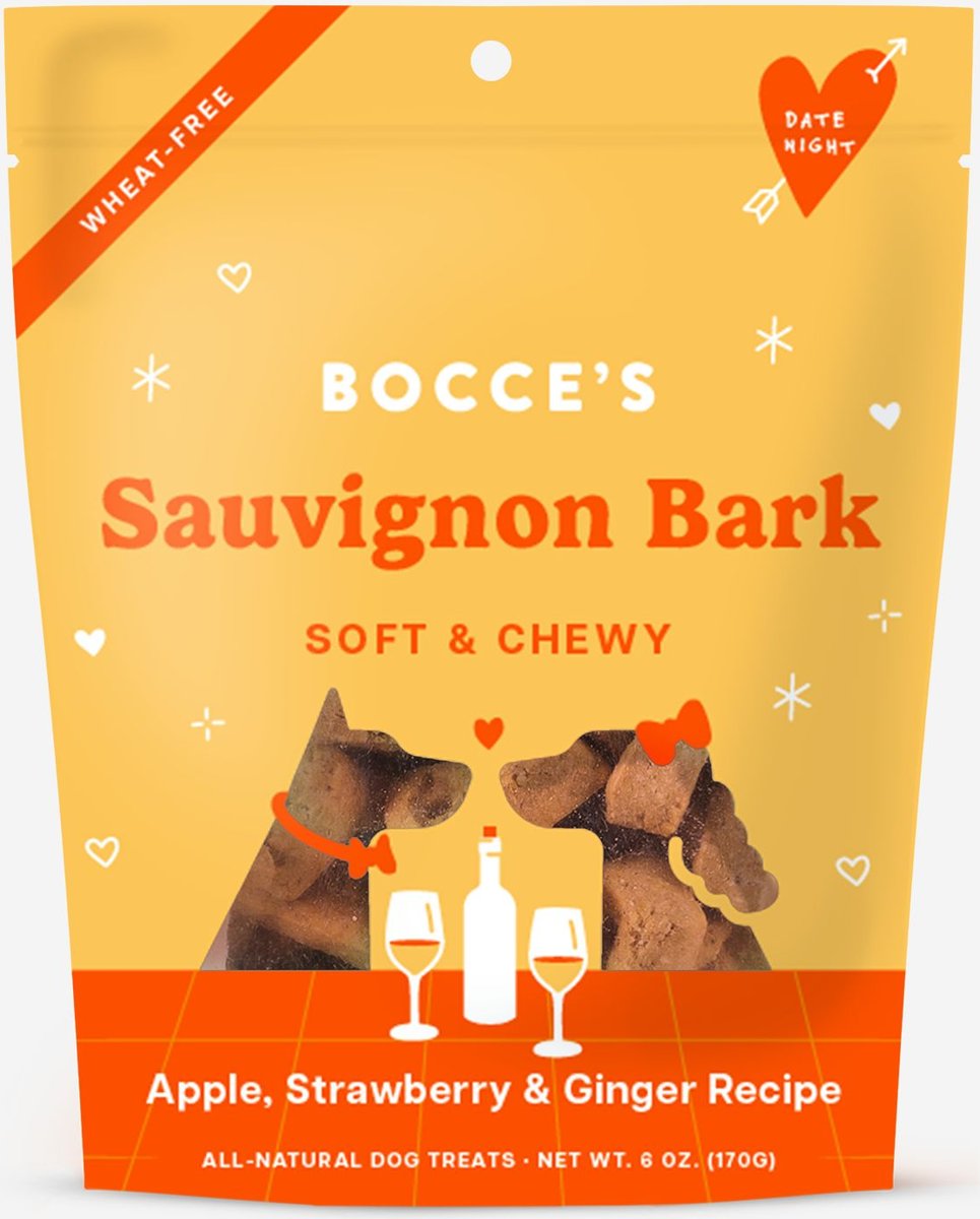 BOCCE'S BAKERY Sauvignon Bark Limited Ingredient Soft & Chewy Dog ...