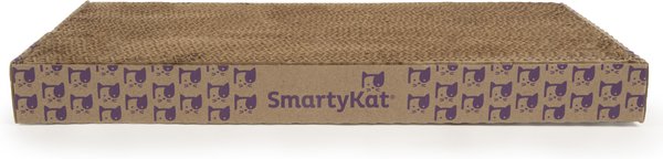 SMARTYKAT Super Scratcher with Catnip Cat Scratcher, Wide - Chewy.com