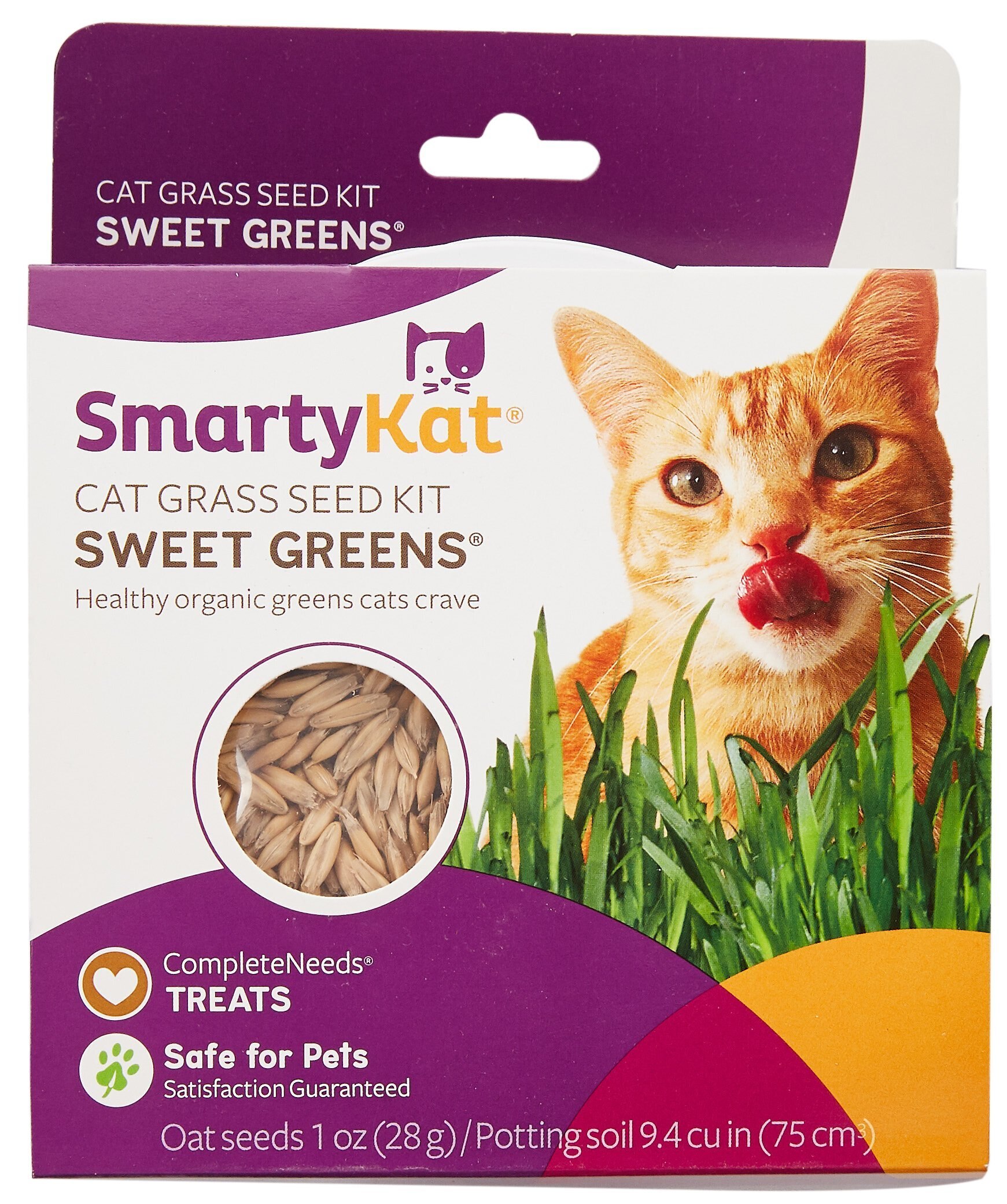 Questions and Answers about SMARTYKAT Sweet Greens Cat Grass Seed Kit