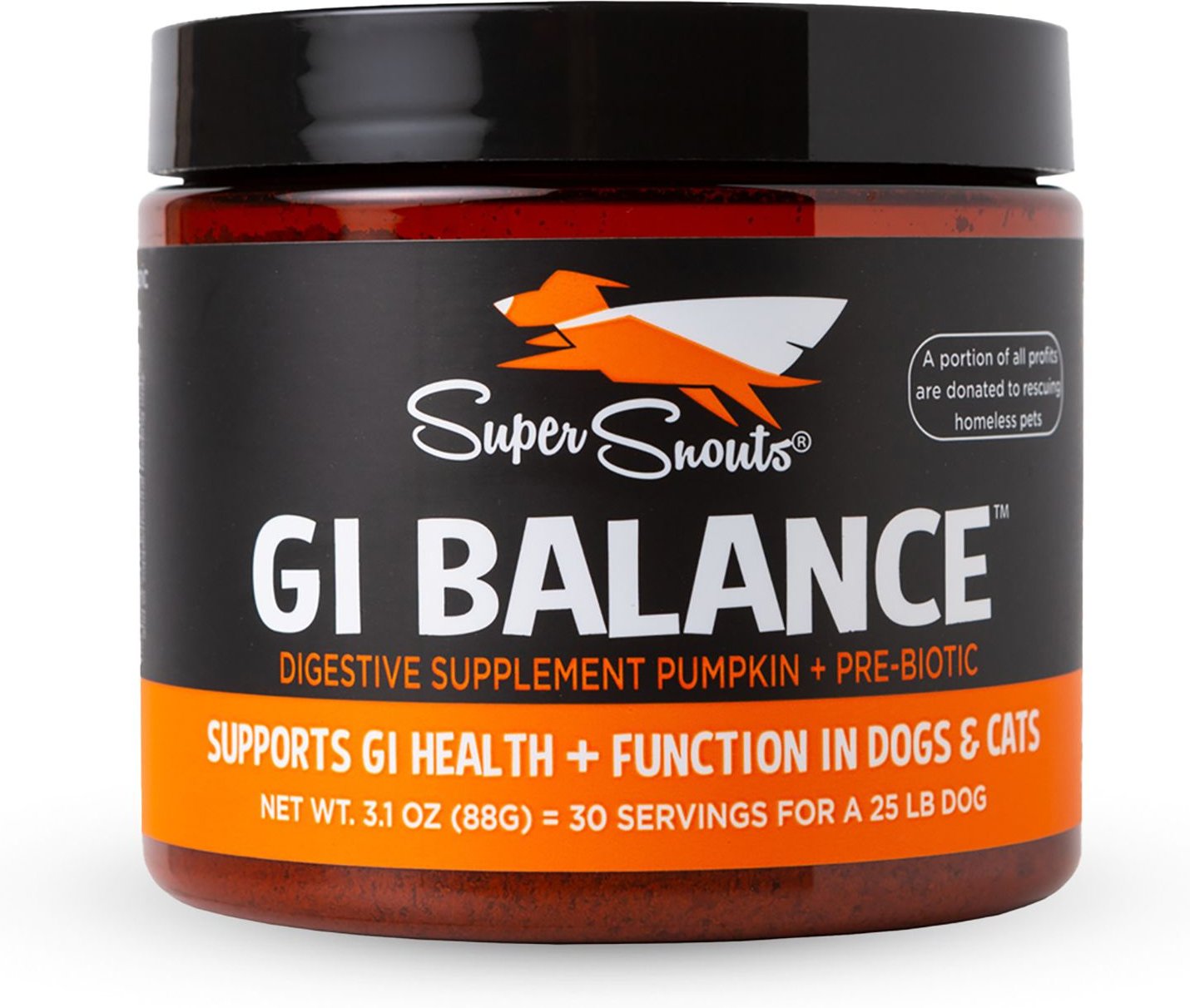SUPER SNOUTS G.I. Balance Digestive Support Dog & Cat Supplement, 3.5 ...