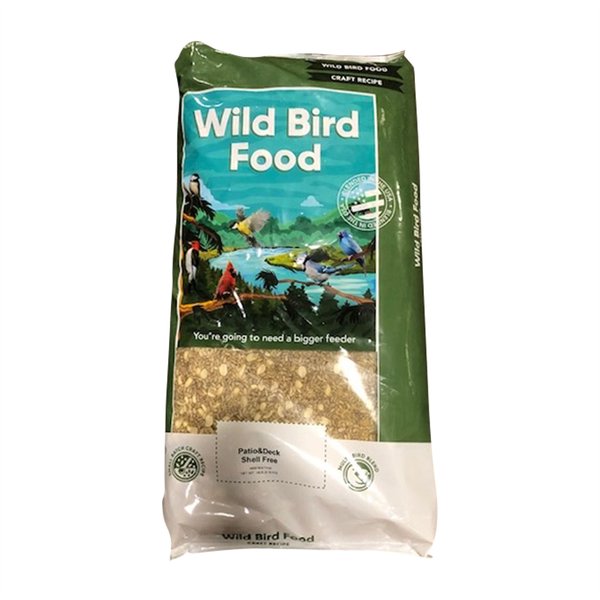 BIRD PRO Patio & Deck Shell-Free Holistic Bird Food, 18-lb bag - Chewy.com