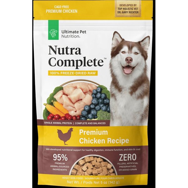 ULTIMATE PET NUTRITION Nutra Complete Premium Chicken Freeze-Dried Raw ...