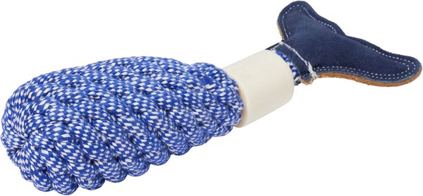 BONES & CHEWS Rope Whale Crinkle with Bone Dog Toy, 10-in - Chewy.com