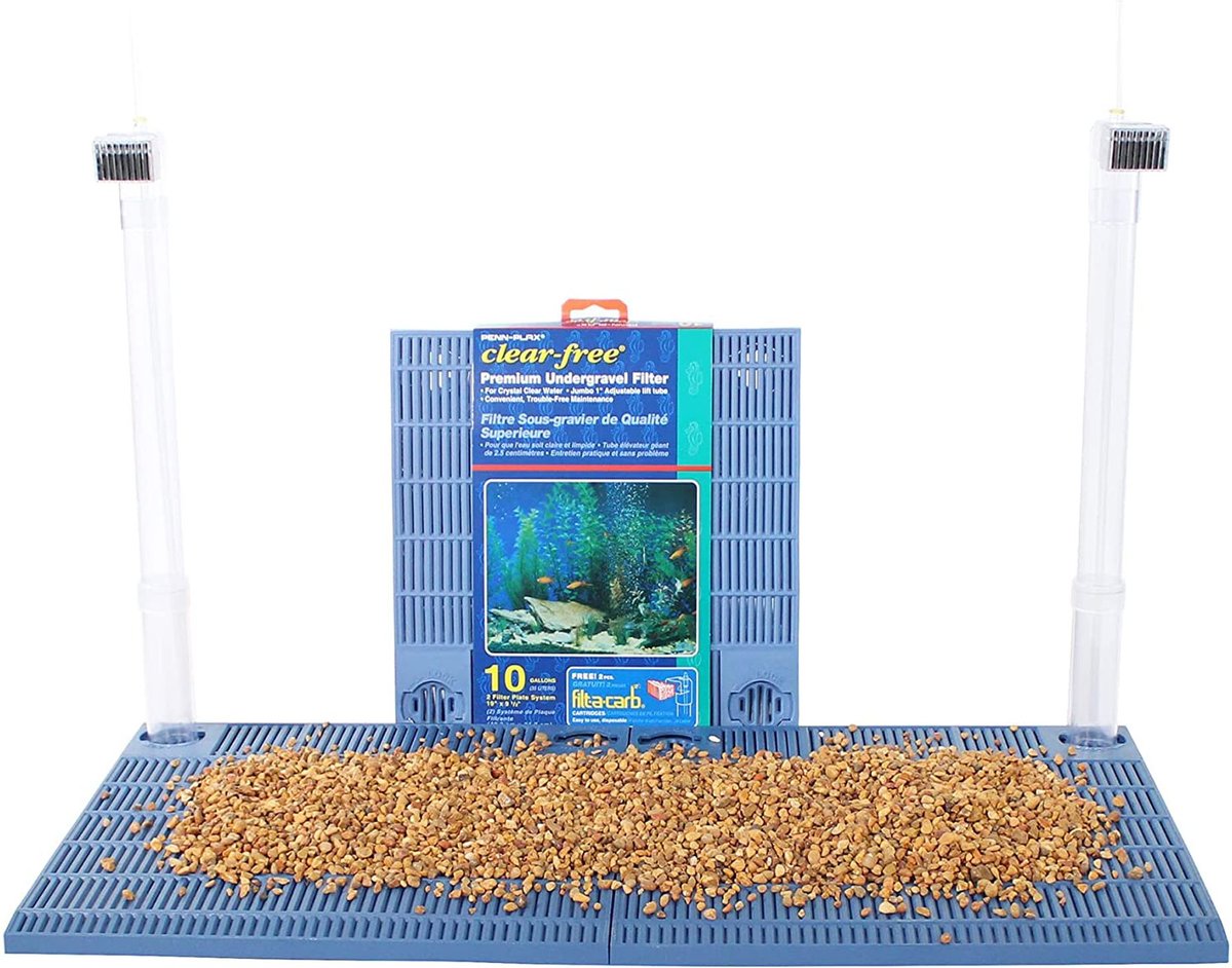 PENN-PLAX Premium Underground Aquarium Filter, 55-gal - Chewy.com