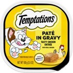 TEMPTATIONS Tasty Chicken Flavor Pate in Gravy Wet Cat Food, 3.5-oz ...