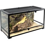 REPTI ZOO Black PVC Reptile Terrarium, 40-gal - Chewy.com