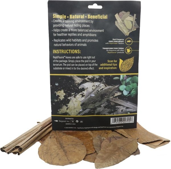 REPTIFAUNA Jungle Leaf Mix Reptile Substrate, 20 count - Chewy.com