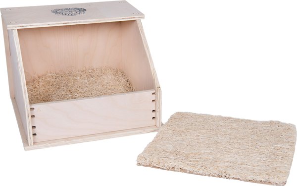 SMALL PET SELECT Chicken Nesting Box for Hens Laying Eggs Wooden ...