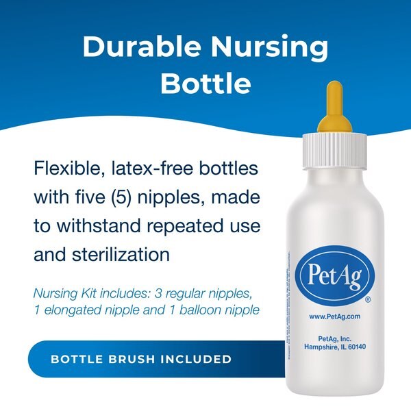 PETAG Small Animal Nursing Kit, 2-oz bottle - Chewy.com