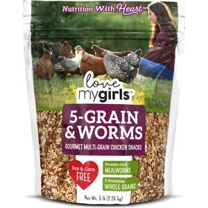 PECKING ORDER 5 Grain Scratch Premium Blend & Boonworms Chicken Feed ...