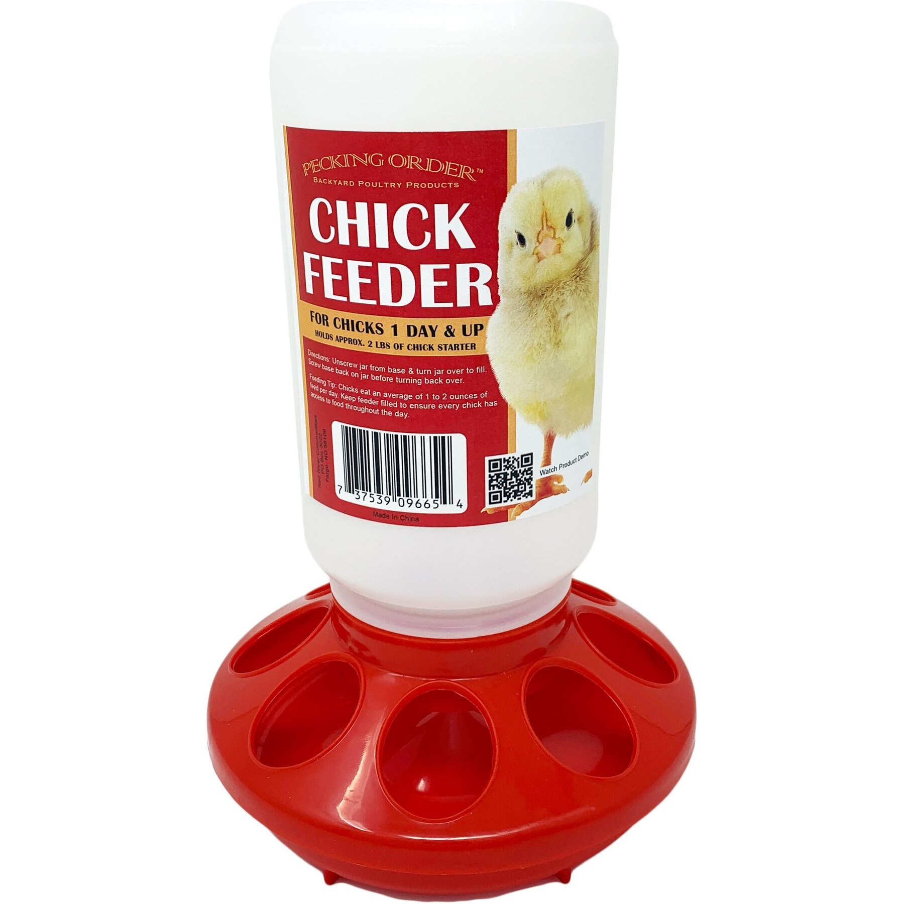 PECKING ORDER Chick Feeder - Chewy.com