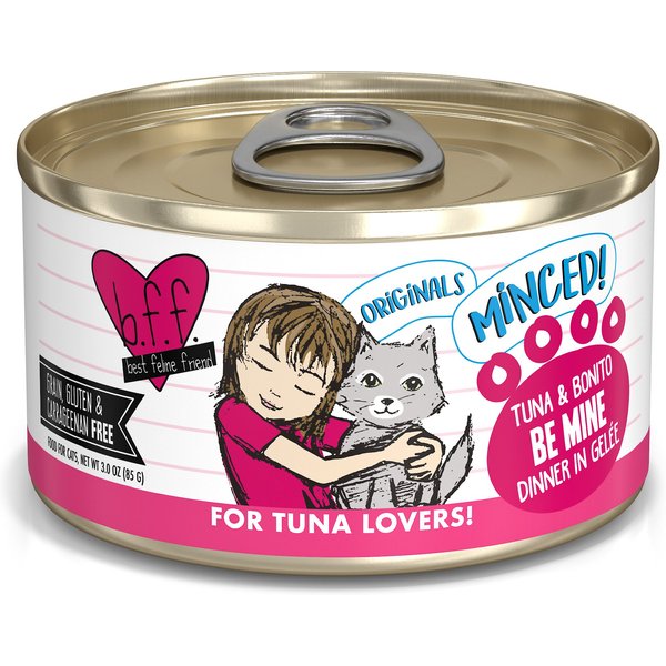 BFF Tuna Too Cool Dinner in Gelee Canned Cat Food, 3-oz, tray of 24 ...