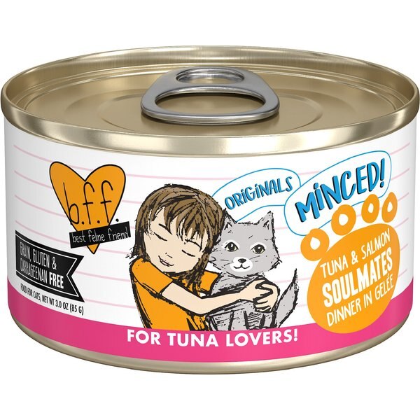 BFF Tuna Too Cool Dinner in Gelee Canned Cat Food, 3-oz, tray of 24 ...