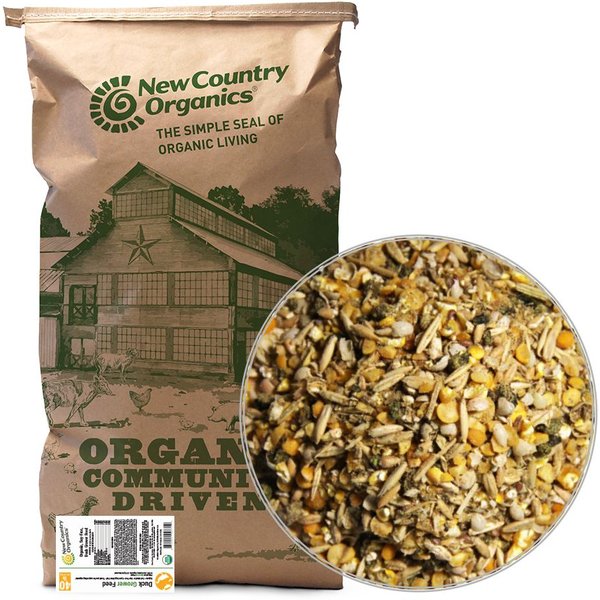 NEW COUNTRY ORGANICS Layer Duck Feed, 40-lb bag - Chewy.com