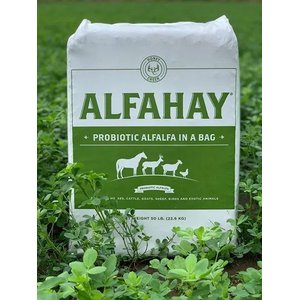 ALFAHAY Probiotic Alfalfa Farm Animal Feed, 50-lb bag - Chewy.com