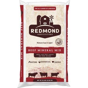 REDMOND Beef Mineral Mix Supplement for Cattle, 50-lb bag - Chewy.com