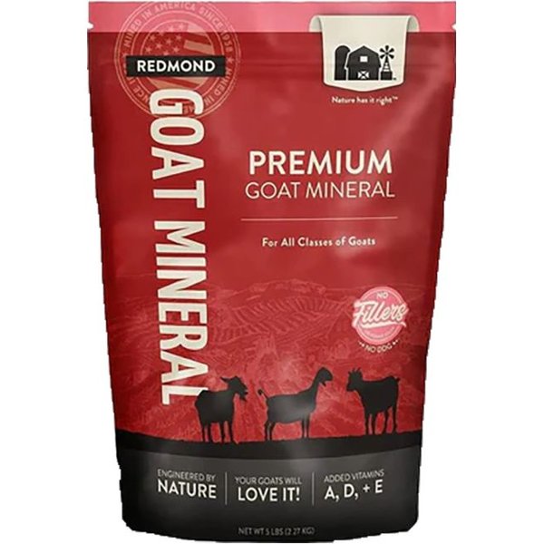 REDMOND Goat Mineral Mix Supplement for Goats, 5-lb bag - Chewy.com
