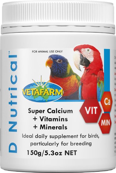 VETAFARM D'Nutrical Bird Supplement, 5.3-oz bottle - Chewy.com