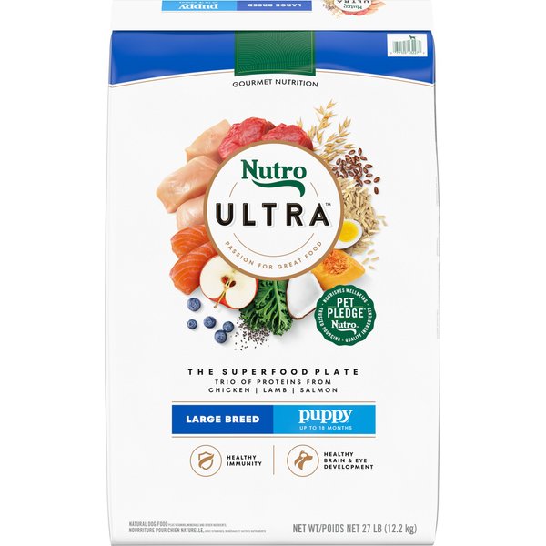 NUTRO Ultra Large Breed Puppy High Protein Dry Dog Food, 27-lb bag ...