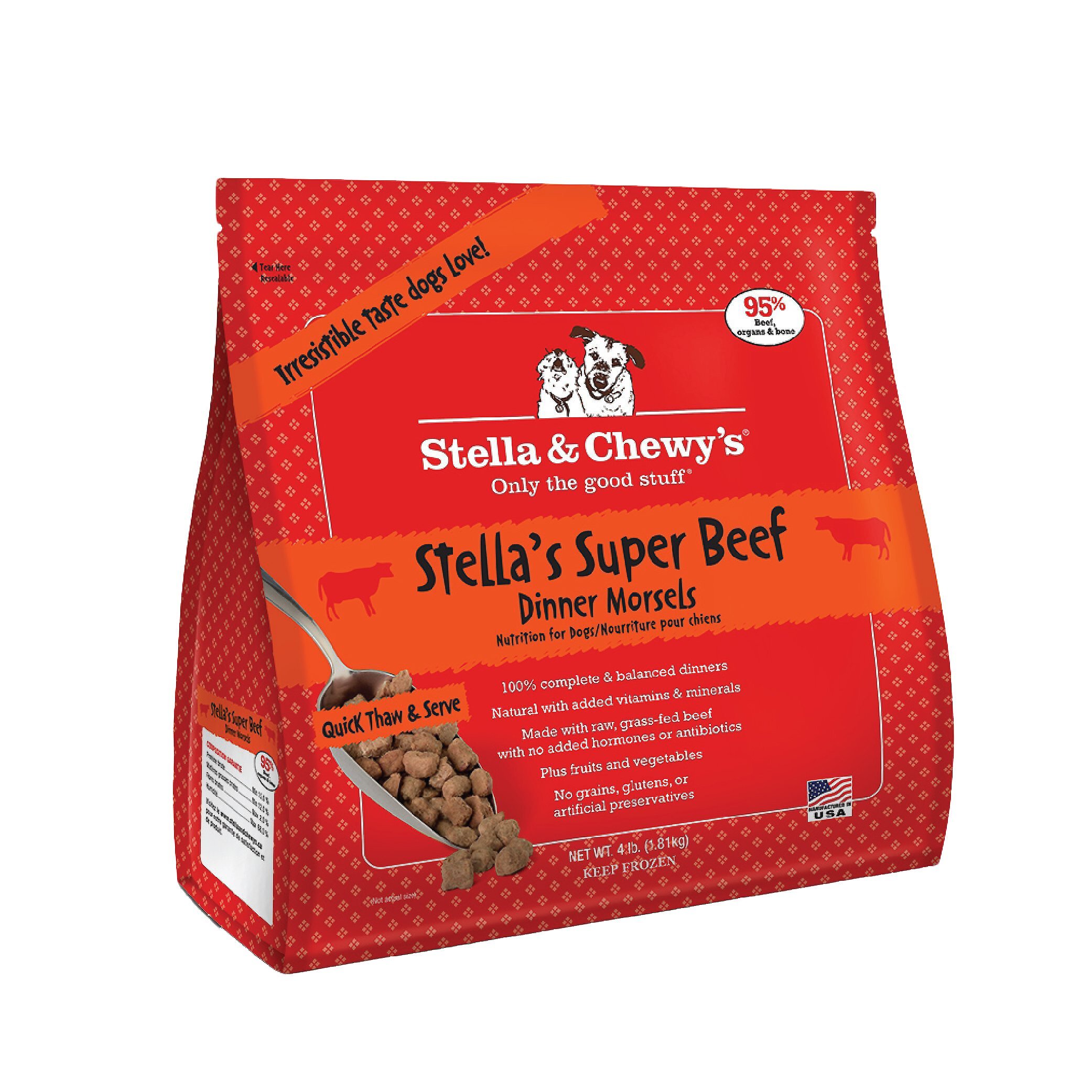 Questions and Answers about STELLA & CHEWY'S Stella's Super Beef Dinner ...