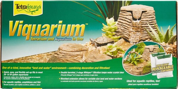 TETRAFAUNA Viquarium Terrarium & Aquarium Filter, 20-55 gal - Chewy.com