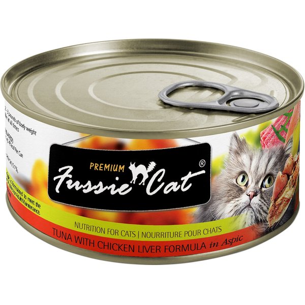 FUSSIE CAT Premium Tuna & Chicken Formula in Aspic Grain-Free Wet Cat ...
