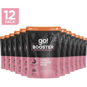 GO! SOLUTIONS Booster Digestive Health Tuna & Salmon Pate Wet Cat Food ...