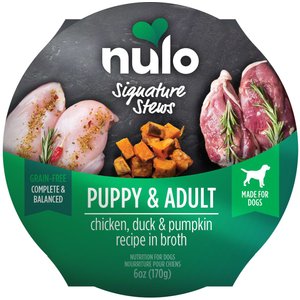 NULO Signature Stews Grain-Free Chicken & Salmon in Broth Wet Dog Food ...