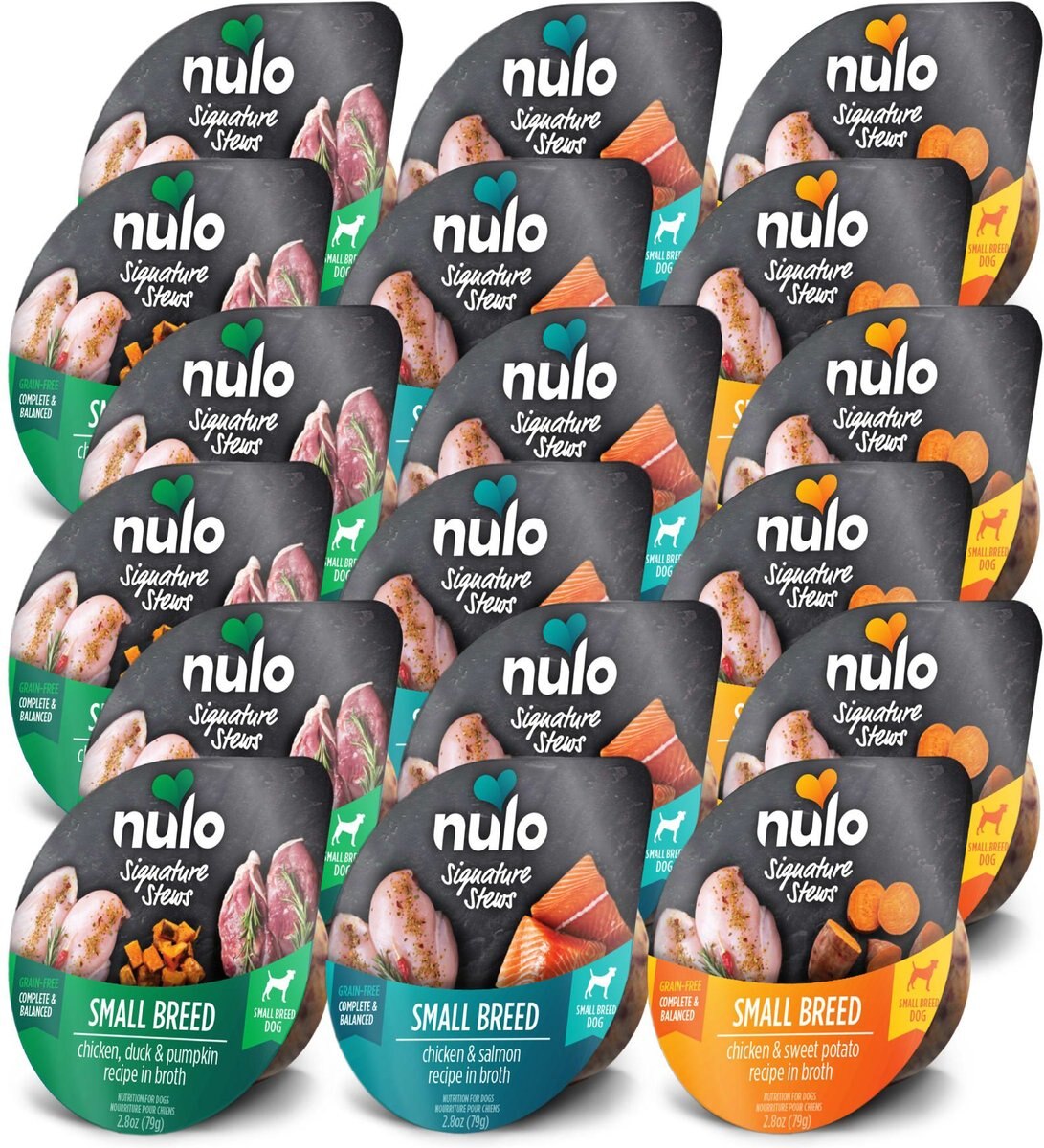 NULO Signature Stews Variety Pack Grain-Free Small Breed Wet Dog Food ...