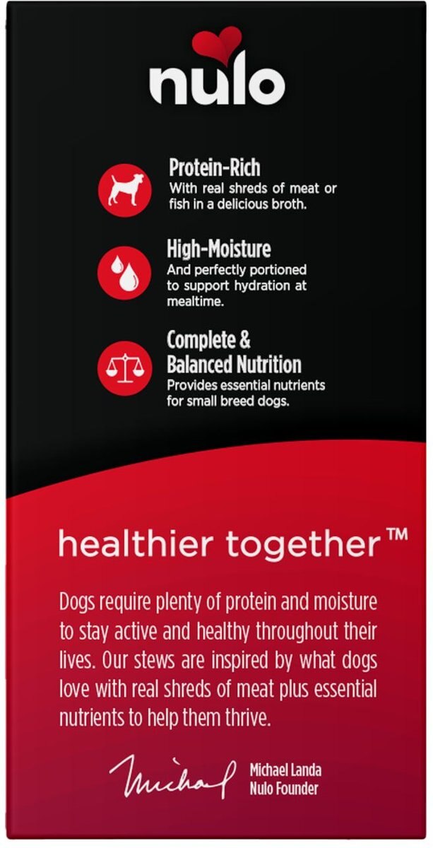 NULO Signature Stews Variety Pack Grain-Free Small Breed Wet Dog Food ...