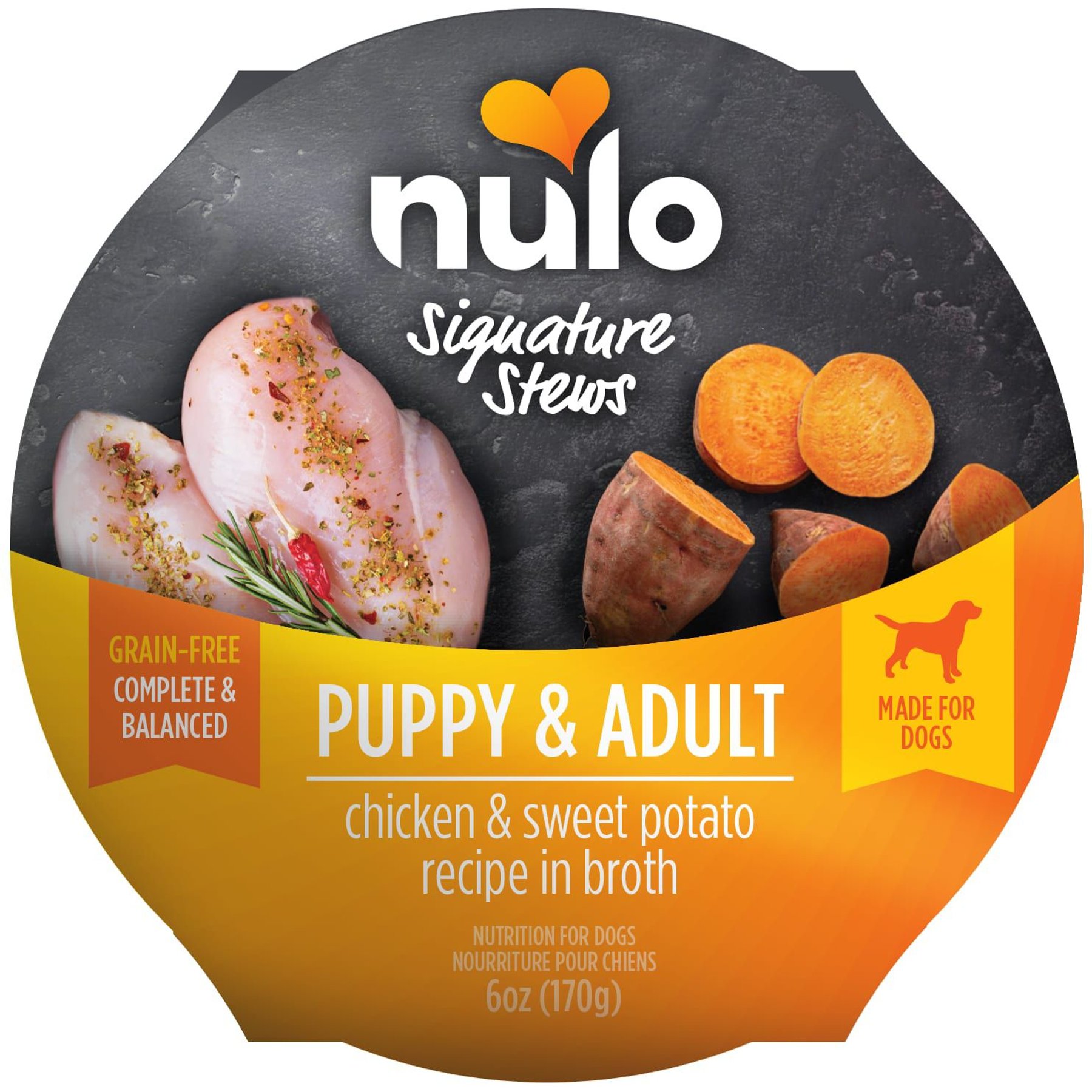 NULO Signature Stews Grain-Free Chicken & Sweet Potato in Broth Wet Dog ...