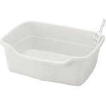 RICHELL PAW TRAX Rimmed Cat Litter Pan, White - Chewy.com